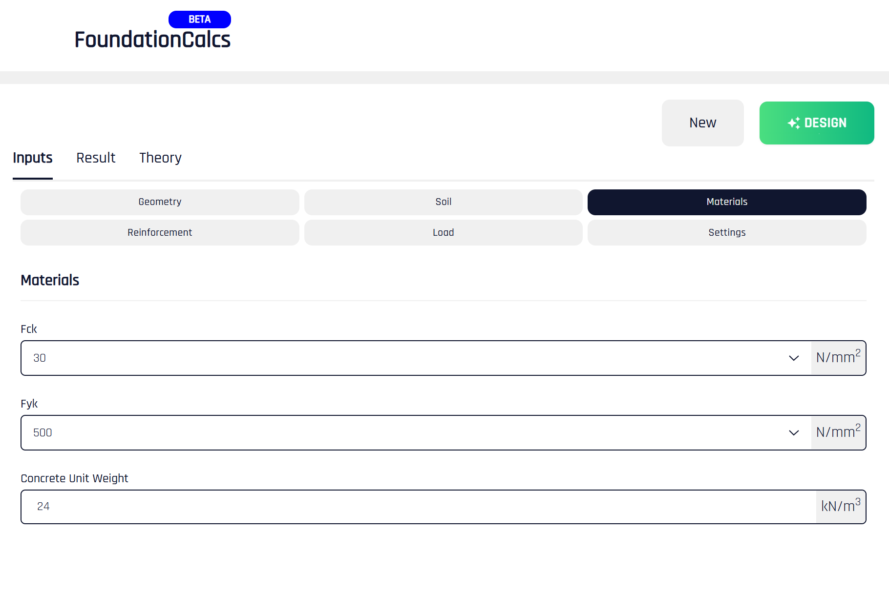 Combined Pad Foundation Calculator - FoundationCalcs